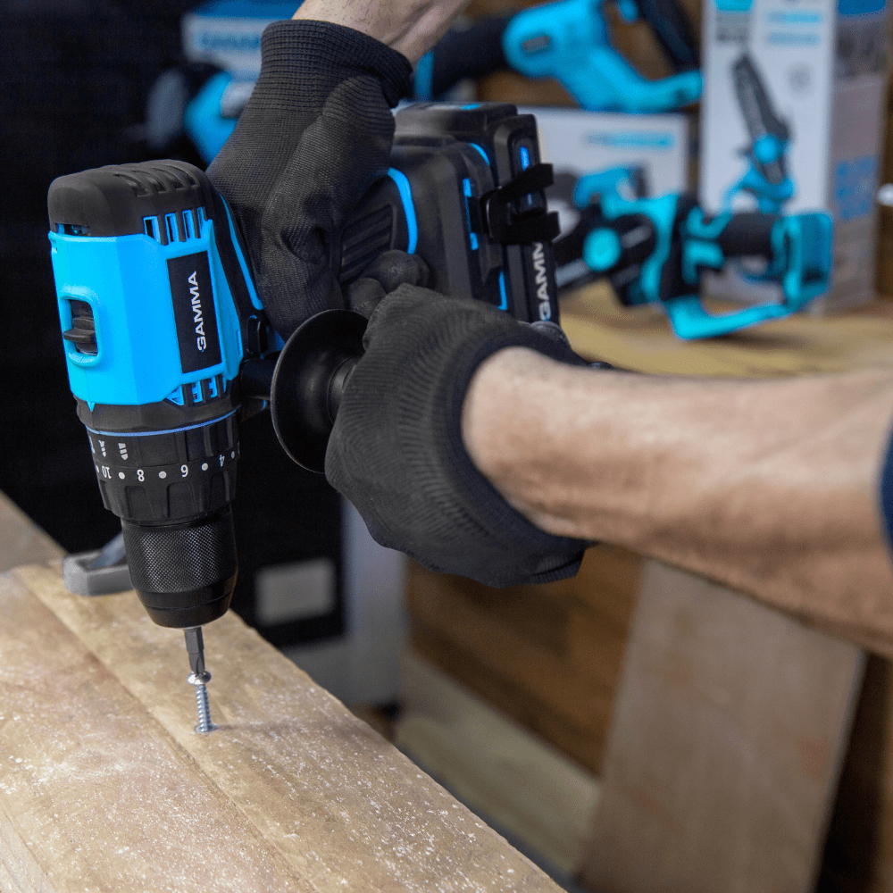 Taladro atornillador a batería de alto torque con percusión - G12405AR ...