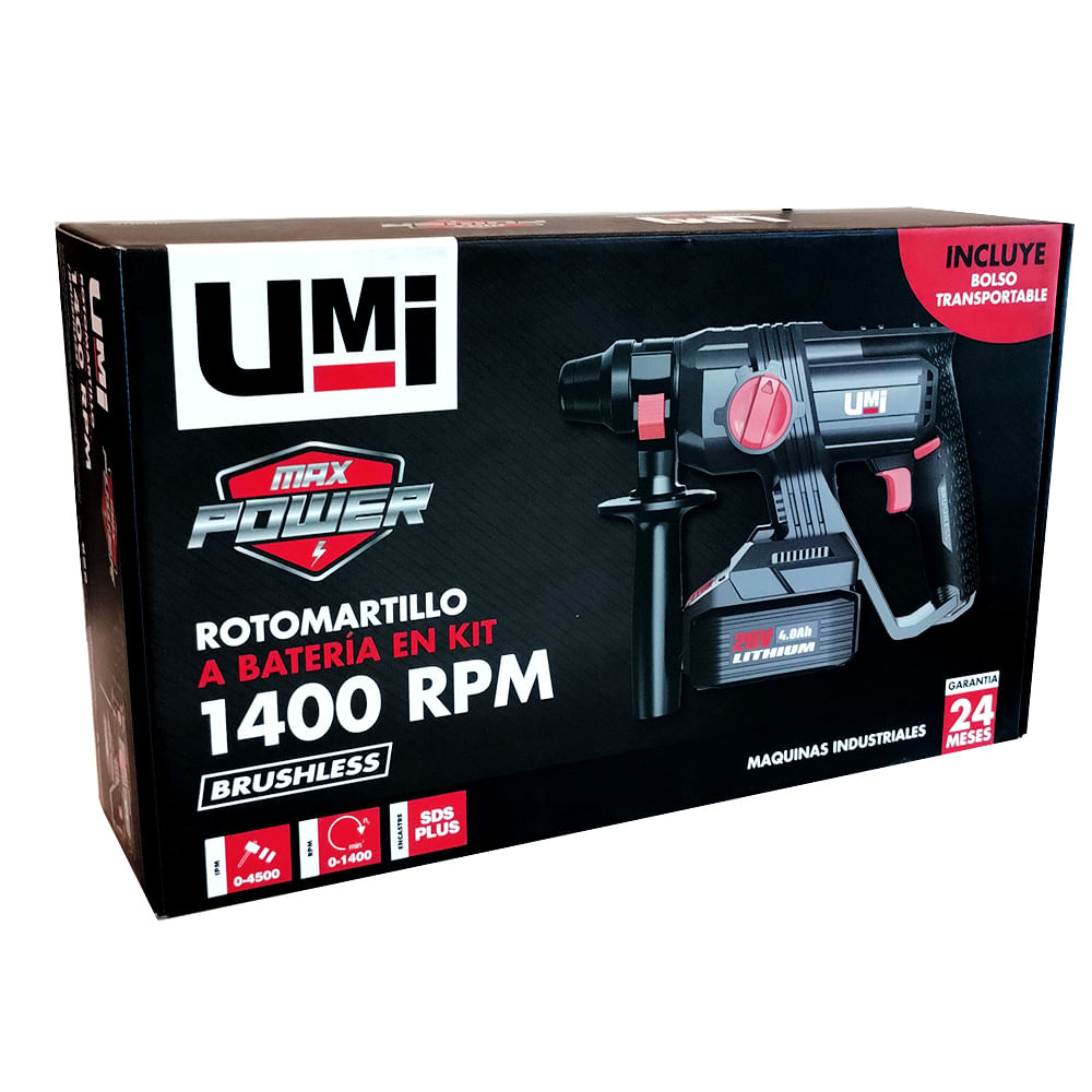 Rotomartillo a Batería en Kit UMI MAX POWER | Gamma Market ...